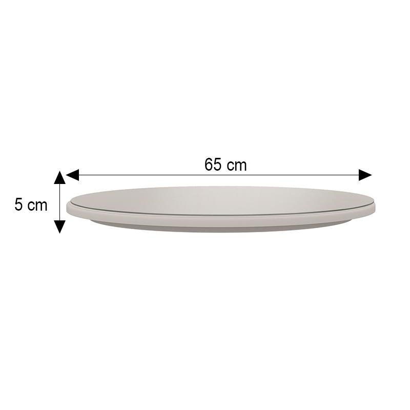 Tampo Giratório para Mesa de Jantar Melissa Off White - PR Móveis ...