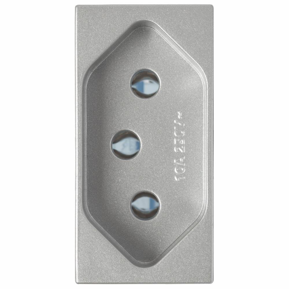 Módulo De Tomada 20A 250V Delta Alumínio | MadeiraMadeira