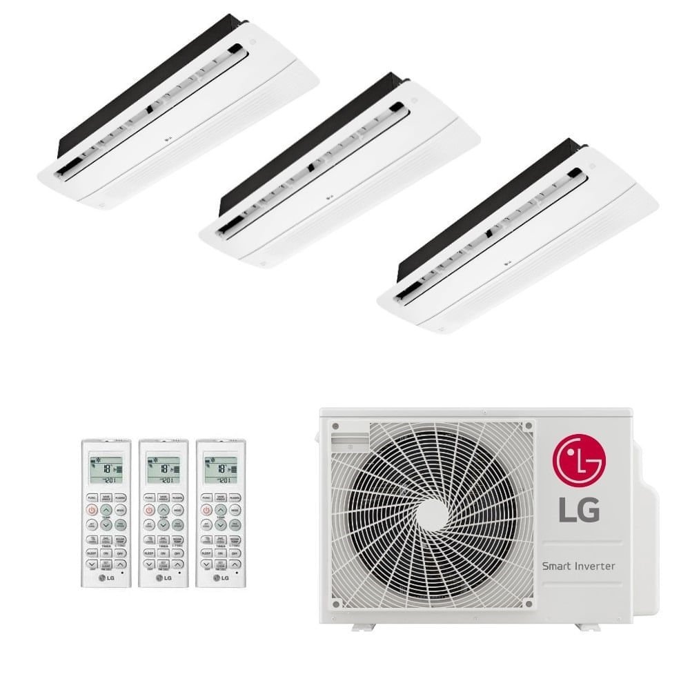 Ar-Condicionado Multi Split Inverter LG 21.000 (3x Evap Cassete 1 Via 9 ...