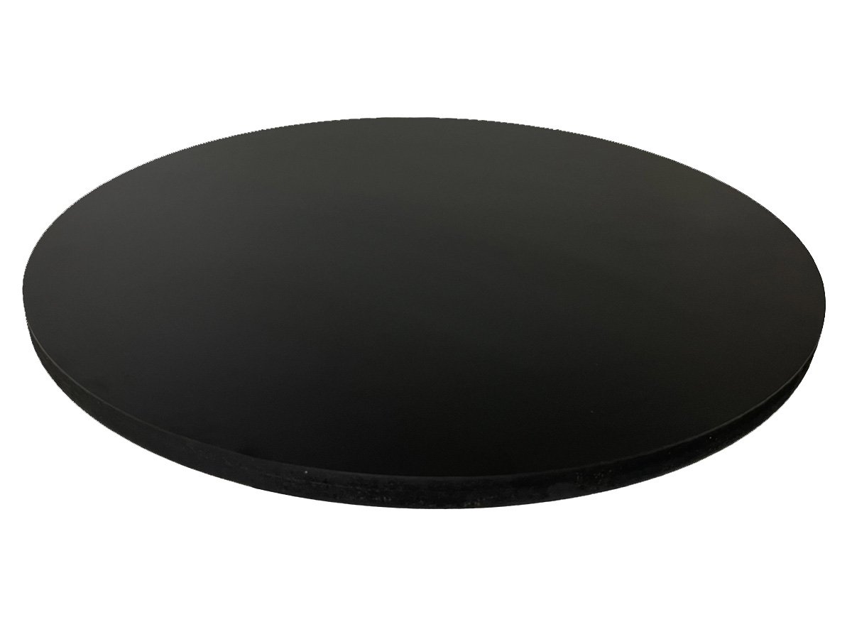 Centro De Mesa Giratório Preto 52 Cm Promoção 1382 | MadeiraMadeira