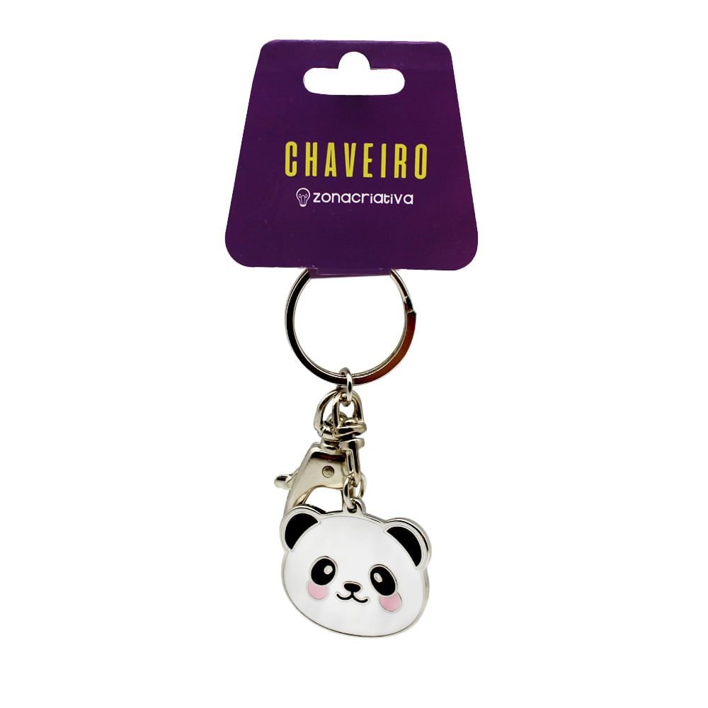 Chaveiro Panda Zonacriativa | MadeiraMadeira