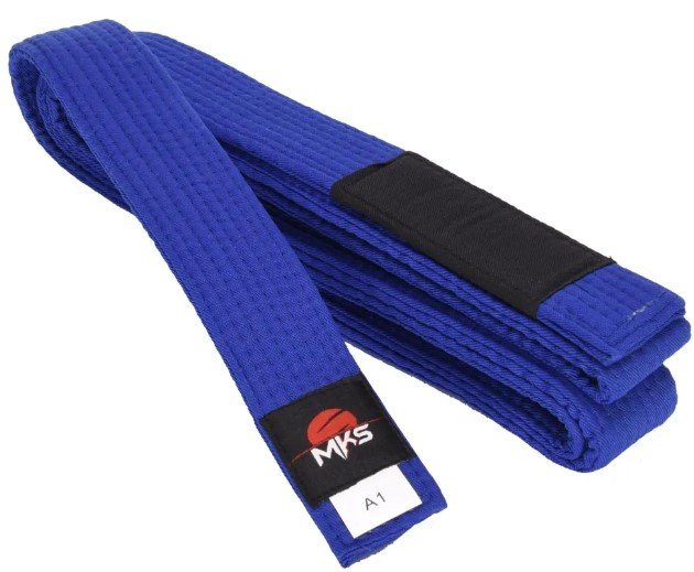 Faixa Kimono Jiu Jitsu Elite Belt Mks Azul A3 | MadeiraMadeira