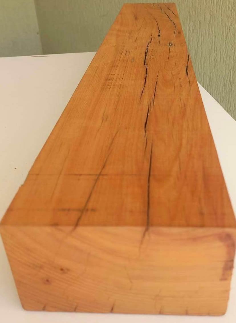 Bloco de Peroba Rosa 65 cm - Madeira de Demolição | MadeiraMadeira