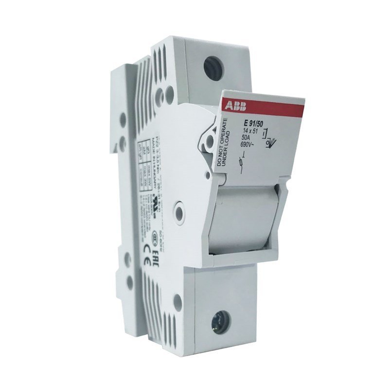 Base Fusível Monopolar | 50A 690V | E91/50 | ABB | MadeiraMadeira