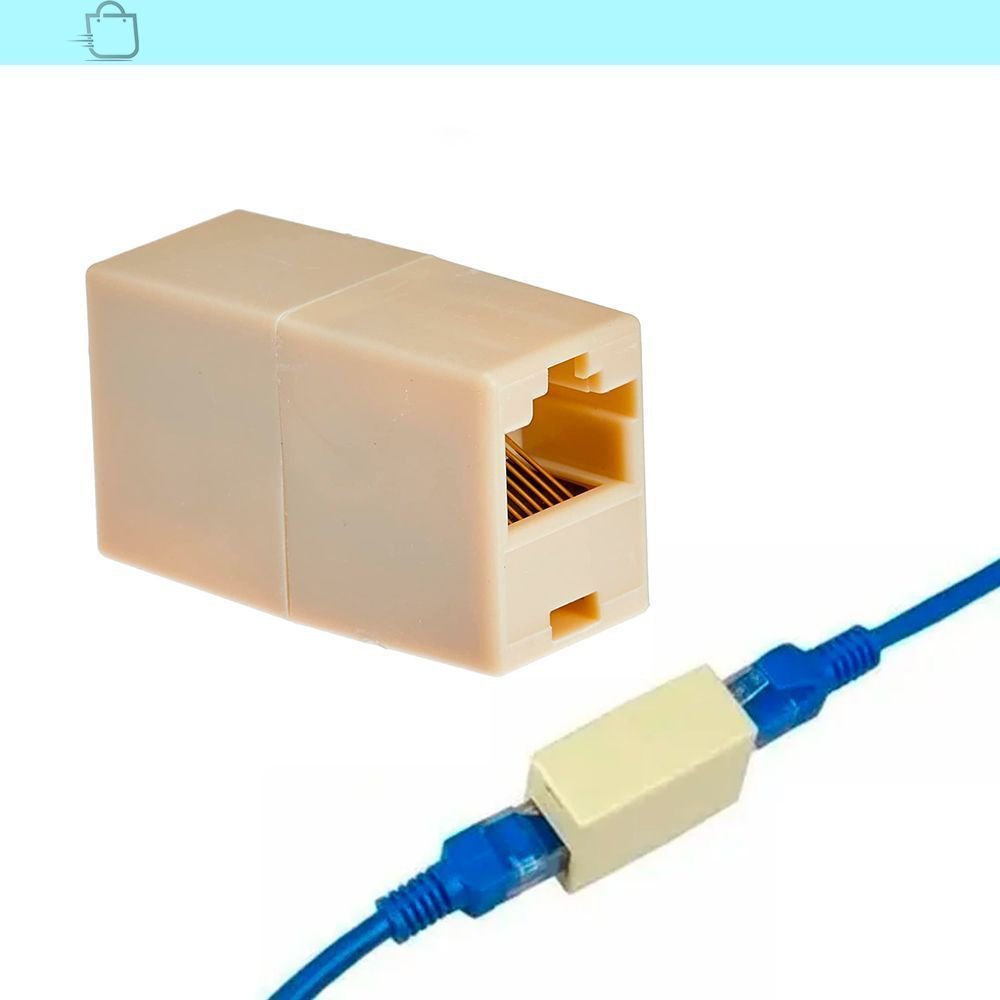Expanda suas conexões - Kit 10 RJ45 Fêmea x Fêmea | MadeiraMadeira