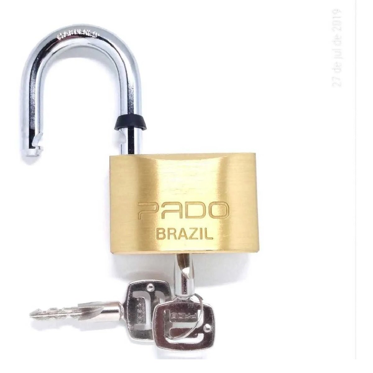 Cadeado Pado Com Duas Chaves Tetra 60mm Segredos Iguais | MadeiraMadeira