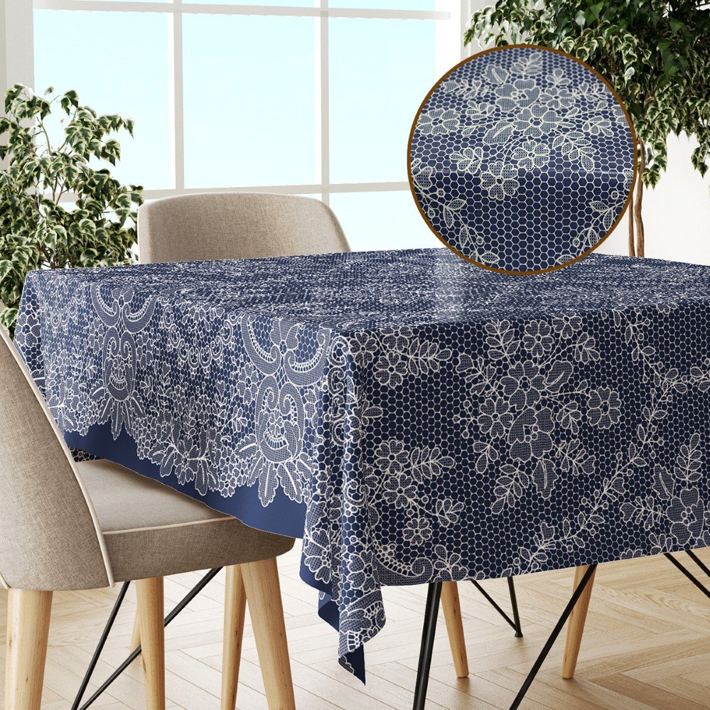 Toalha Mesa Plástica Térmica Renda Can Az 10 Lugar 1,40x2,50 ...