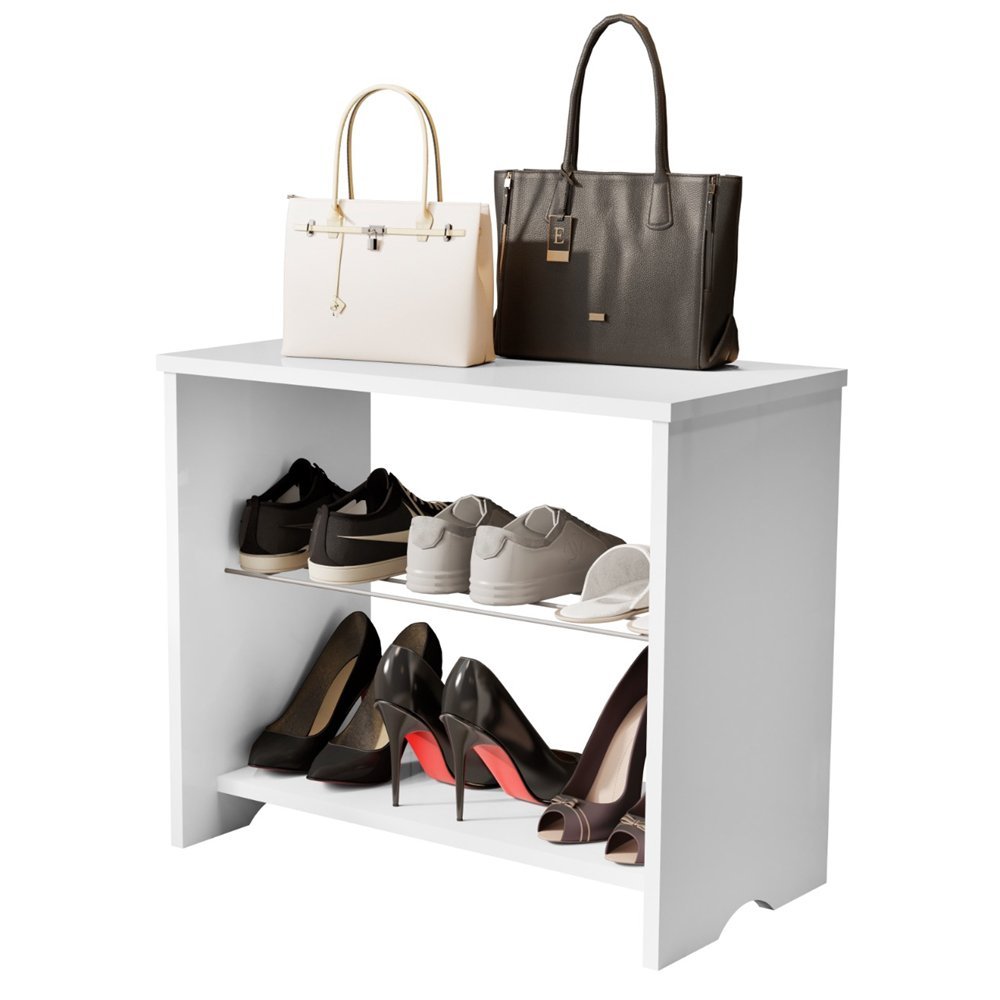 Sapateira Compacta Versátil Moderna Jalmac - Branco | MadeiraMadeira