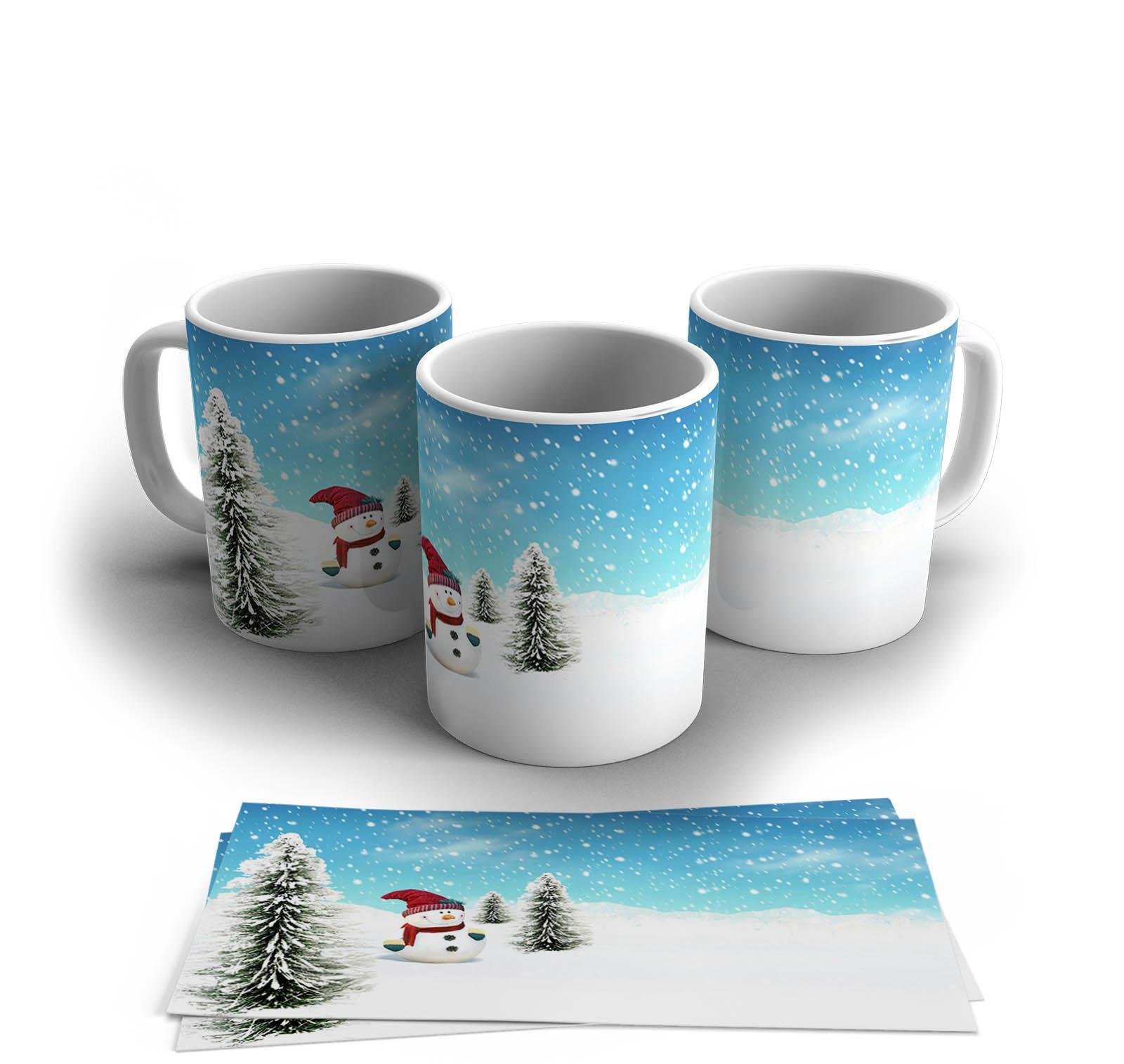 Caneca Personalizada De Natal Com Árvores Natalinas - 4888 | MadeiraMadeira