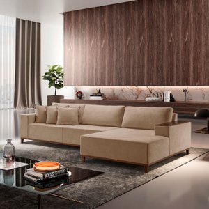 Sofá com Chaise | MadeiraMadeira