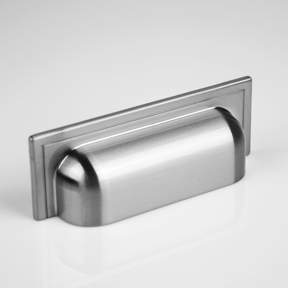 Puxador Plymouth 80mm Níquel Escovado Zen Design ZP5420.916 ...