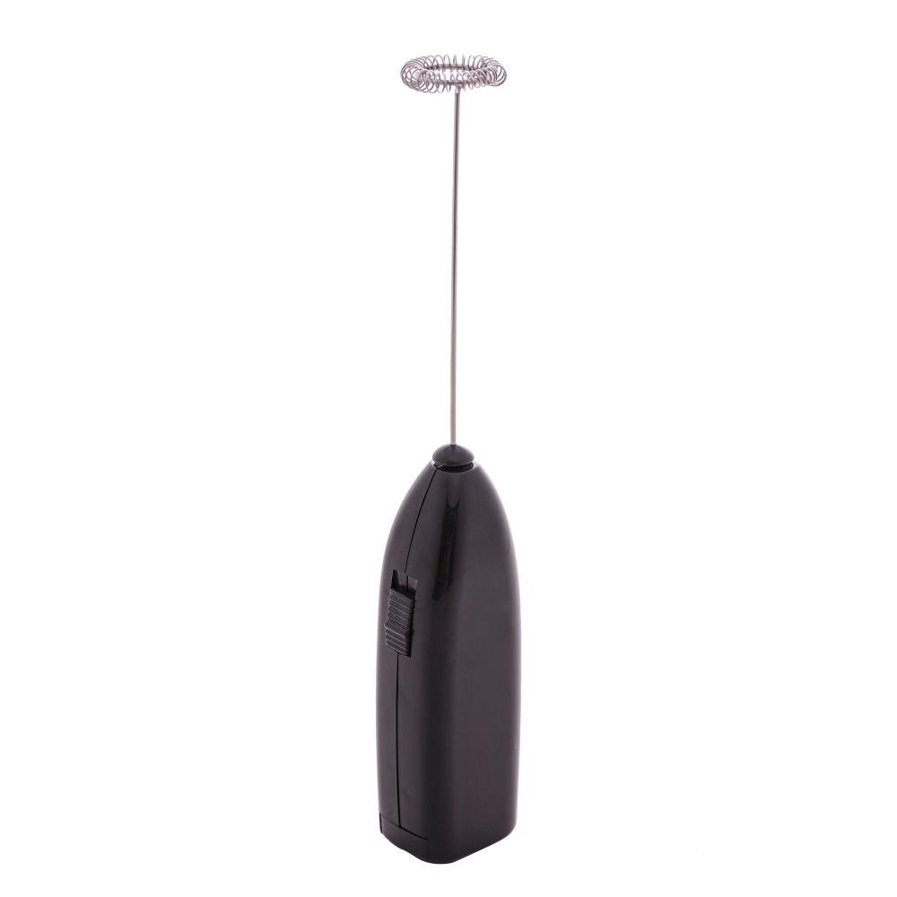 Mini Mixer Elétrico Para Bebidas De Inox E Plástico Preto | MadeiraMadeira