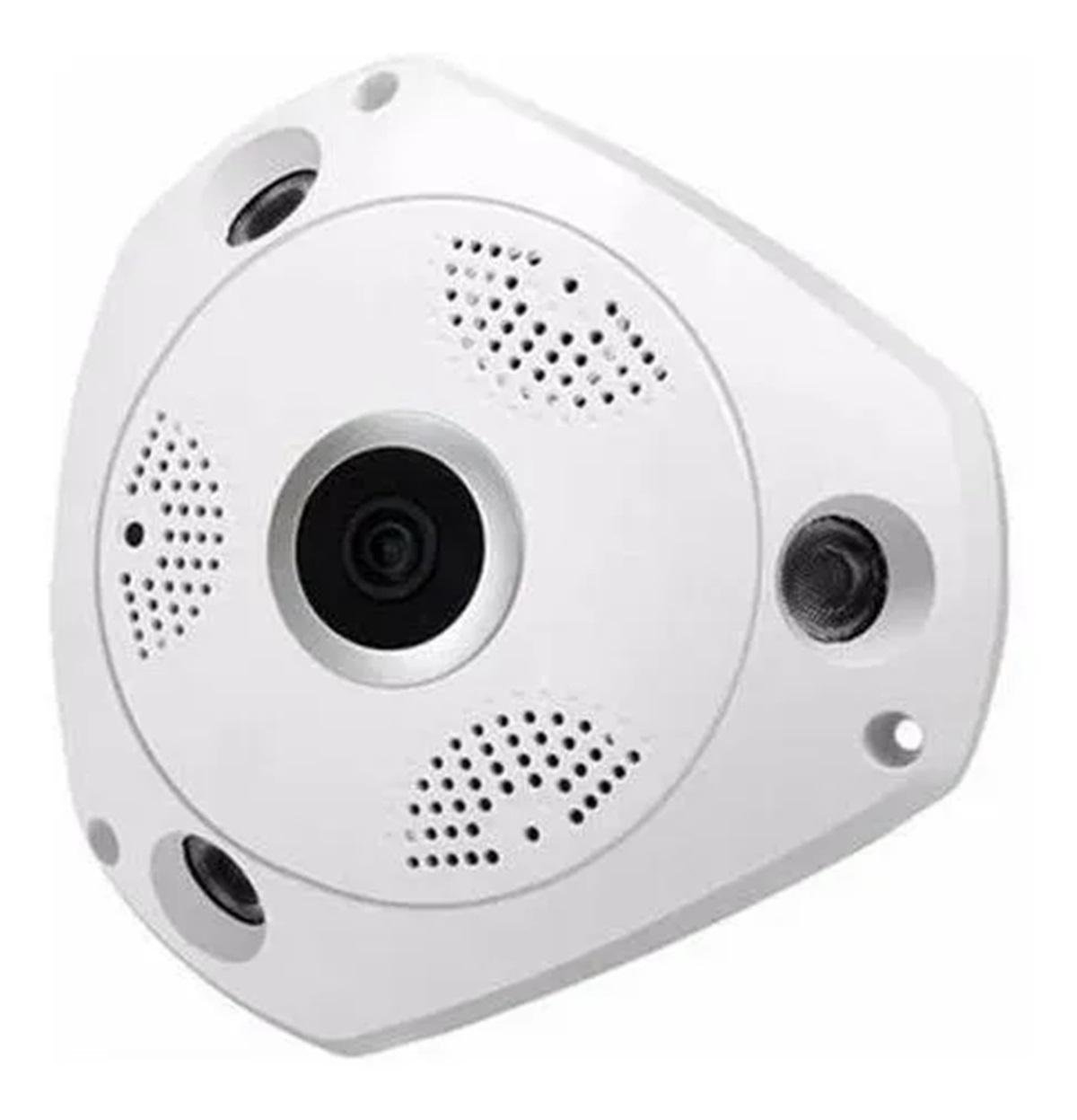 Camera Panoramica Segurança 3d Wi-fi 360 V380 Mp Ip Teto | MadeiraMadeira