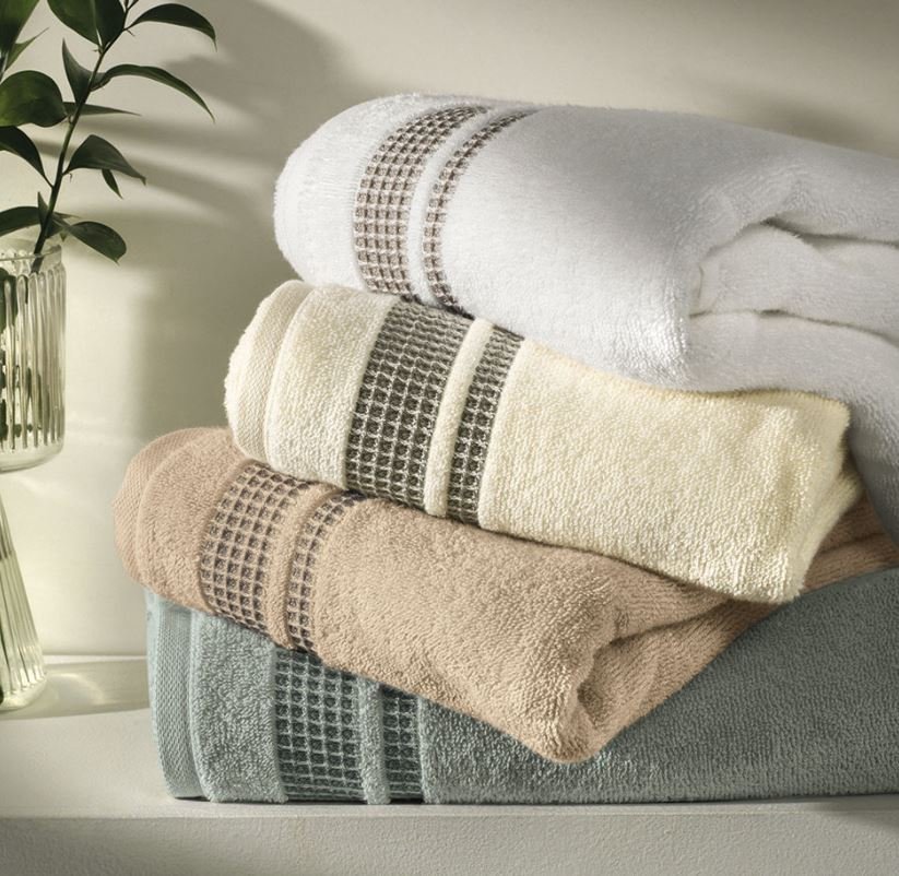 Kit Toalha Banho e Rosto 2 Pçs Levier Karsten Branca | MadeiraMadeira