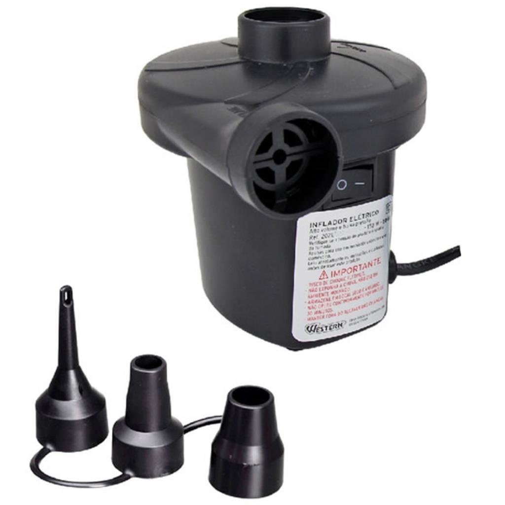 Inflador Bomba Elétrica para inflável Infla e Desinfla 110v ...