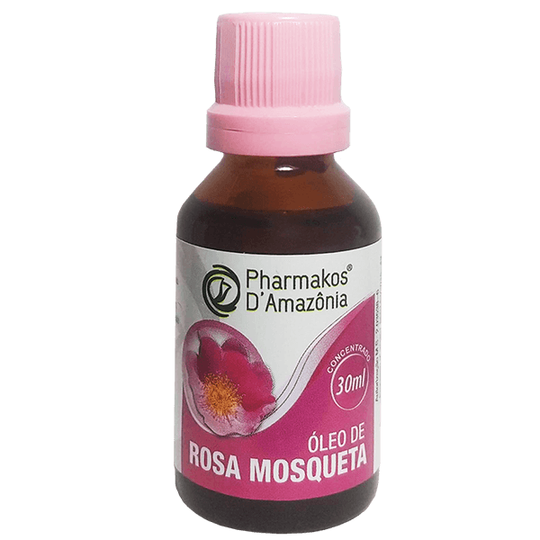 Oleo de Rosa Mosqueta Ozonizado Concentrado 30ml Pharmakos | MadeiraMadeira