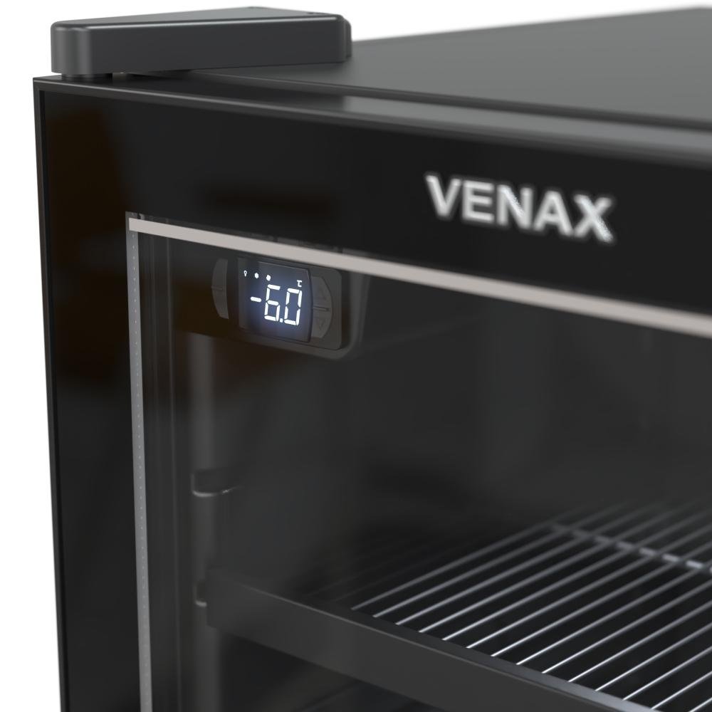 Cervejeira Venax 82L Top Light Preto Porta Invertida 220V | MadeiraMadeira