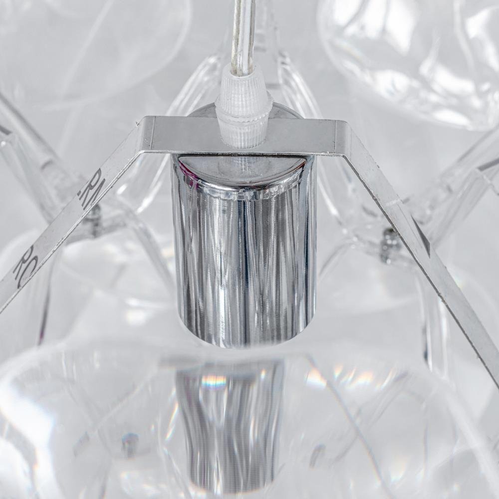 Luminária Pendente Cristal Incolor Transparente Incolor | MadeiraMadeira