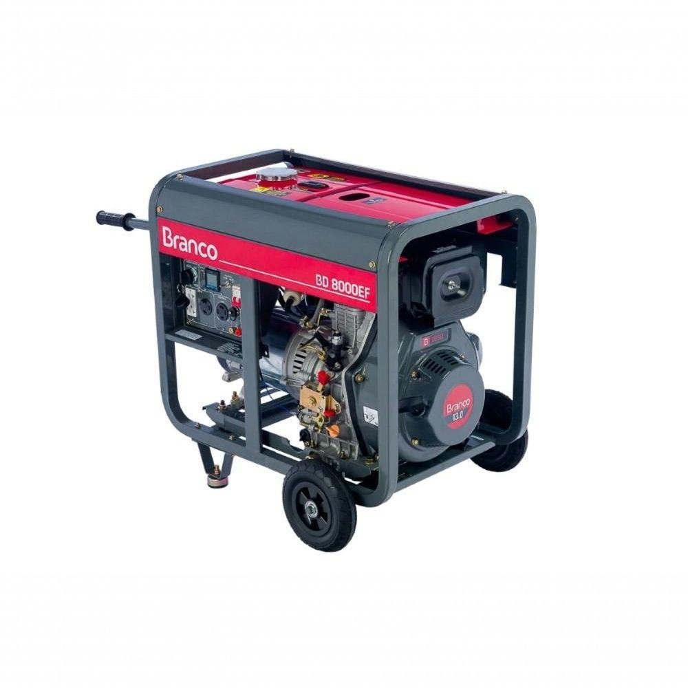 Gerador À Diesel 6,5kva Monofásico Partida Elétrica Bd8000 e ...