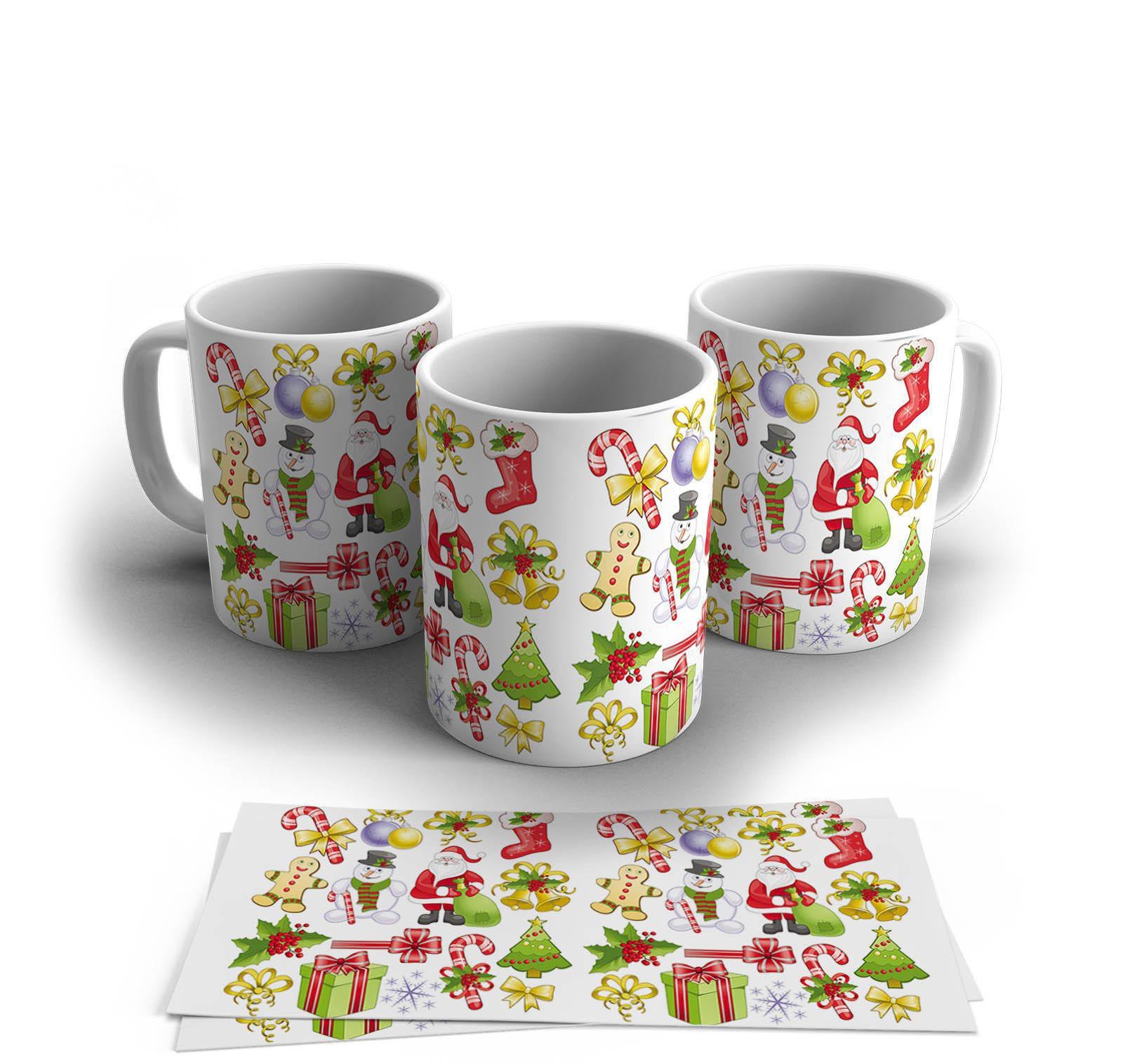 Caneca Personalizada De Natal Com Papai Noel - 4985 | MadeiraMadeira