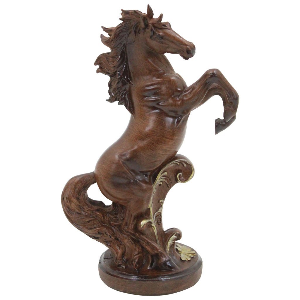 Decoração Escultura Estátua Cavalo Ornamento Estatueta Resina ...