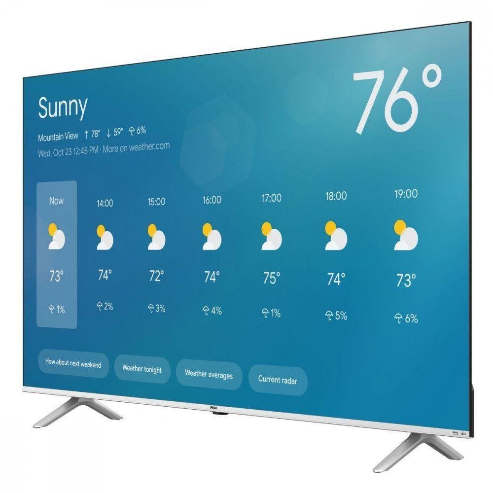 Smart Tv 65 4k Philco Ptv65g3bgtssbl Google Tv 4k Qled Prata Bivolt ...