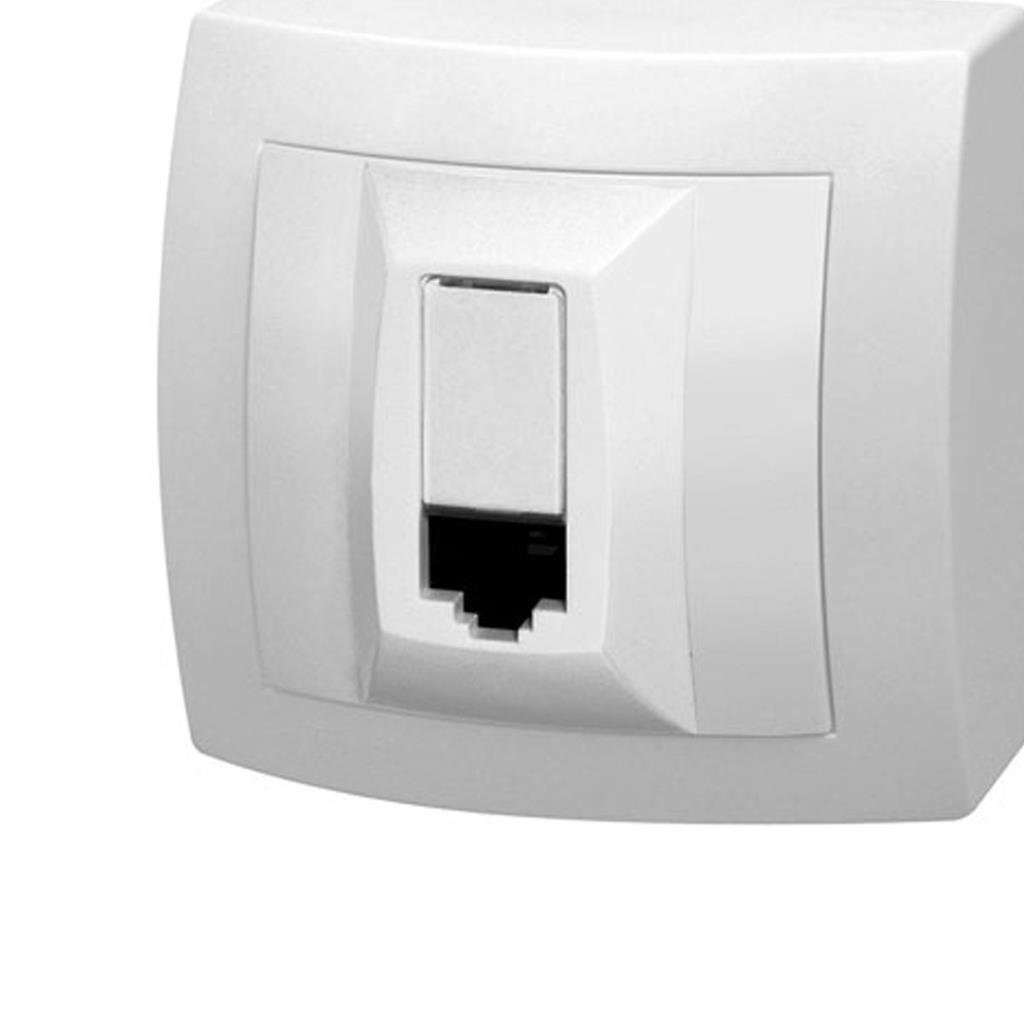 Tomada Para Rede Informática Rj45/cat 6 Sistema x 8 Vias | MadeiraMadeira