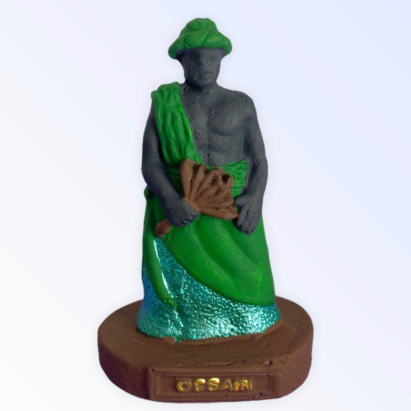 Escultura Orixá Ossaim em Resina 10 cm | MadeiraMadeira