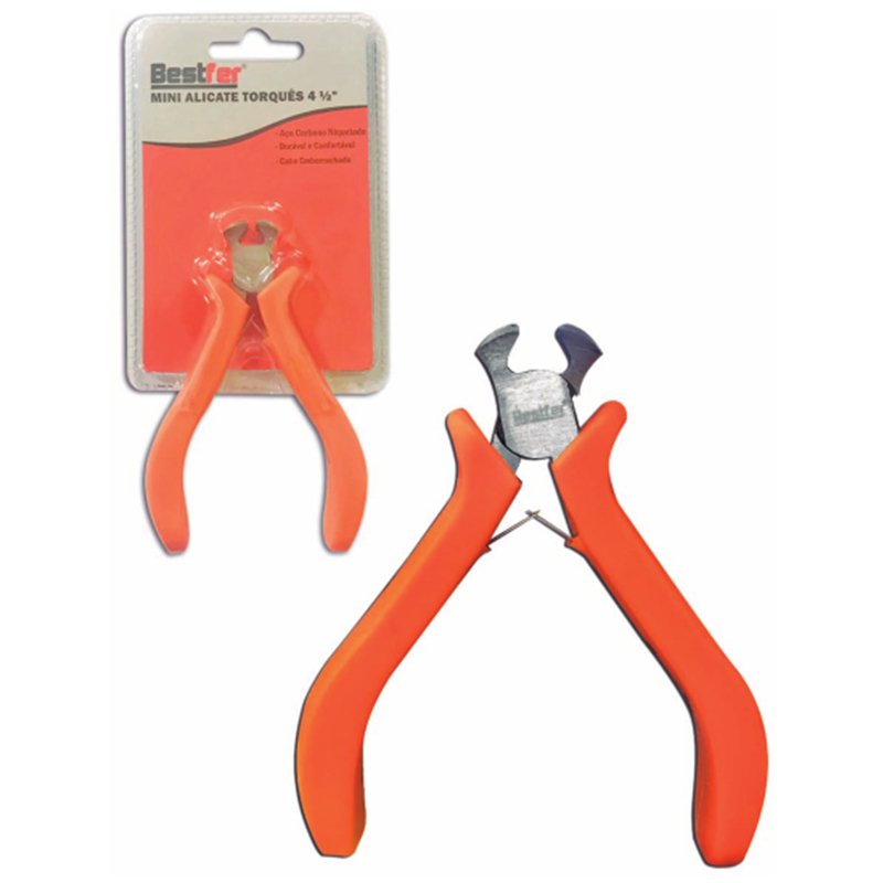 Mini Alicate Torquês 4 1/2 Polegadas Bestfer | MadeiraMadeira