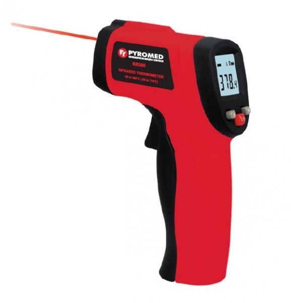 TERMÔMETRO INFRAVERMELHO -50°C A +380°C - PY-380 - PYROMED | MadeiraMadeira