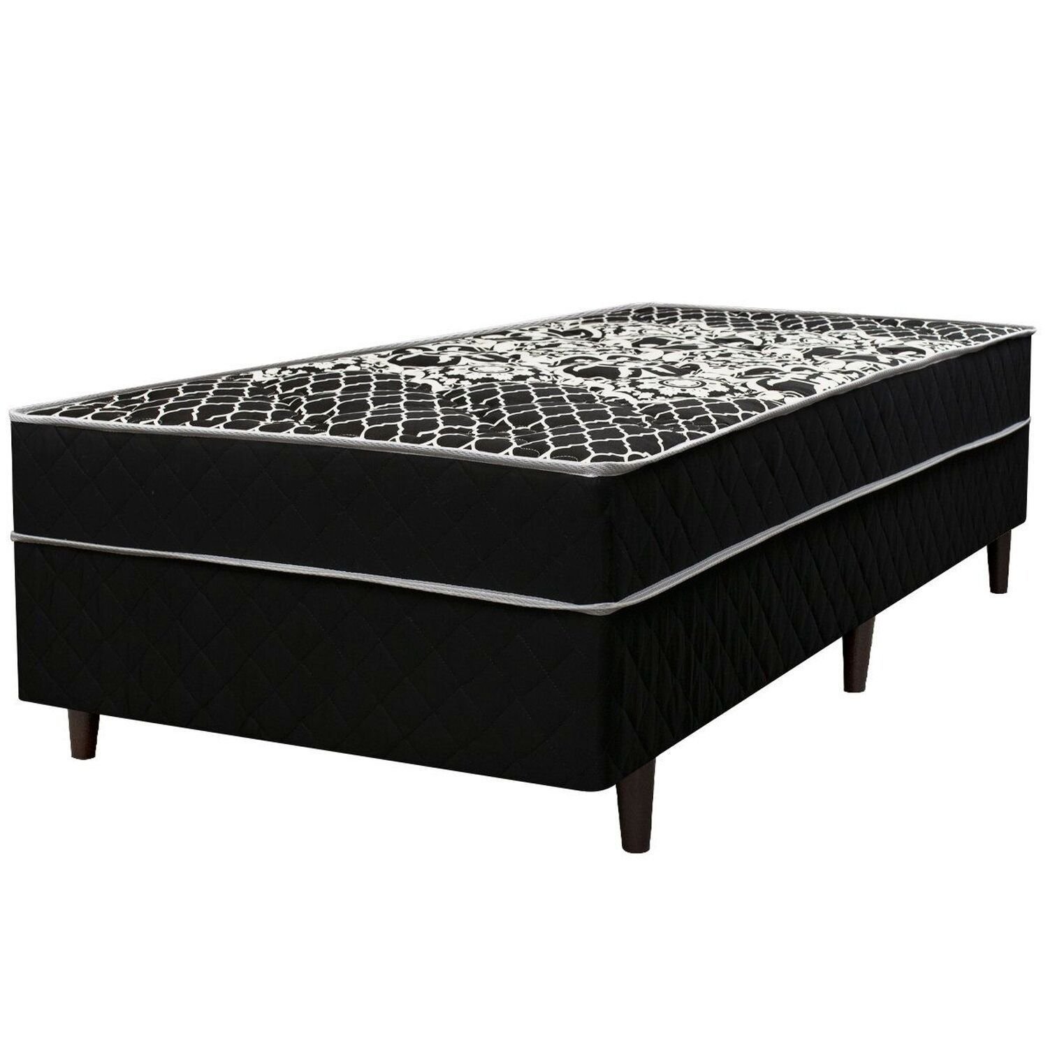 Cama Box Conjugado Solteiro Espuma 51x88x188 Cm | MadeiraMadeira
