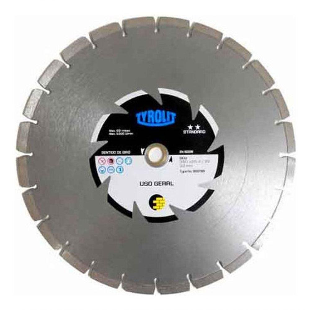Disco Diamantado Segmentado 14” 350x3,2x25,4mm Asfalt - Tyrolit ...