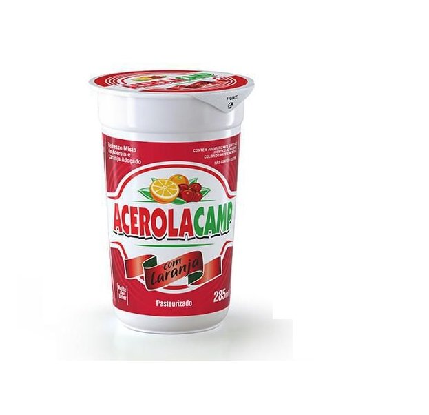 Caixa Guaracamp Acerola com Laranja com 12 Copos de 285Ml | MadeiraMadeira