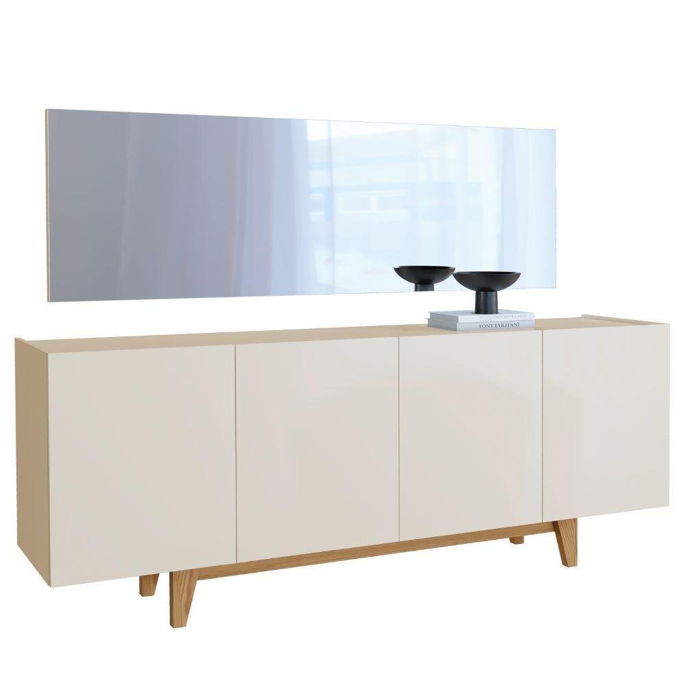 Buffet Georgia 4 Portas Mavaular off White | MadeiraMadeira