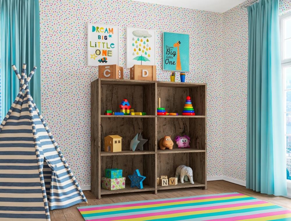Estante Infantil Marrocos Castani Brienza | MadeiraMadeira