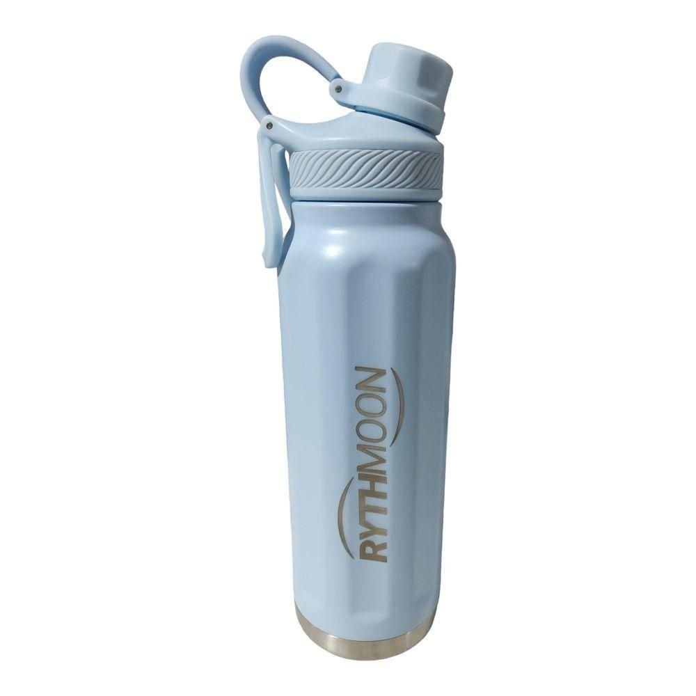 Garrafa Térmica Rythmoon Inox - 950ml Azul Claro | MadeiraMadeira
