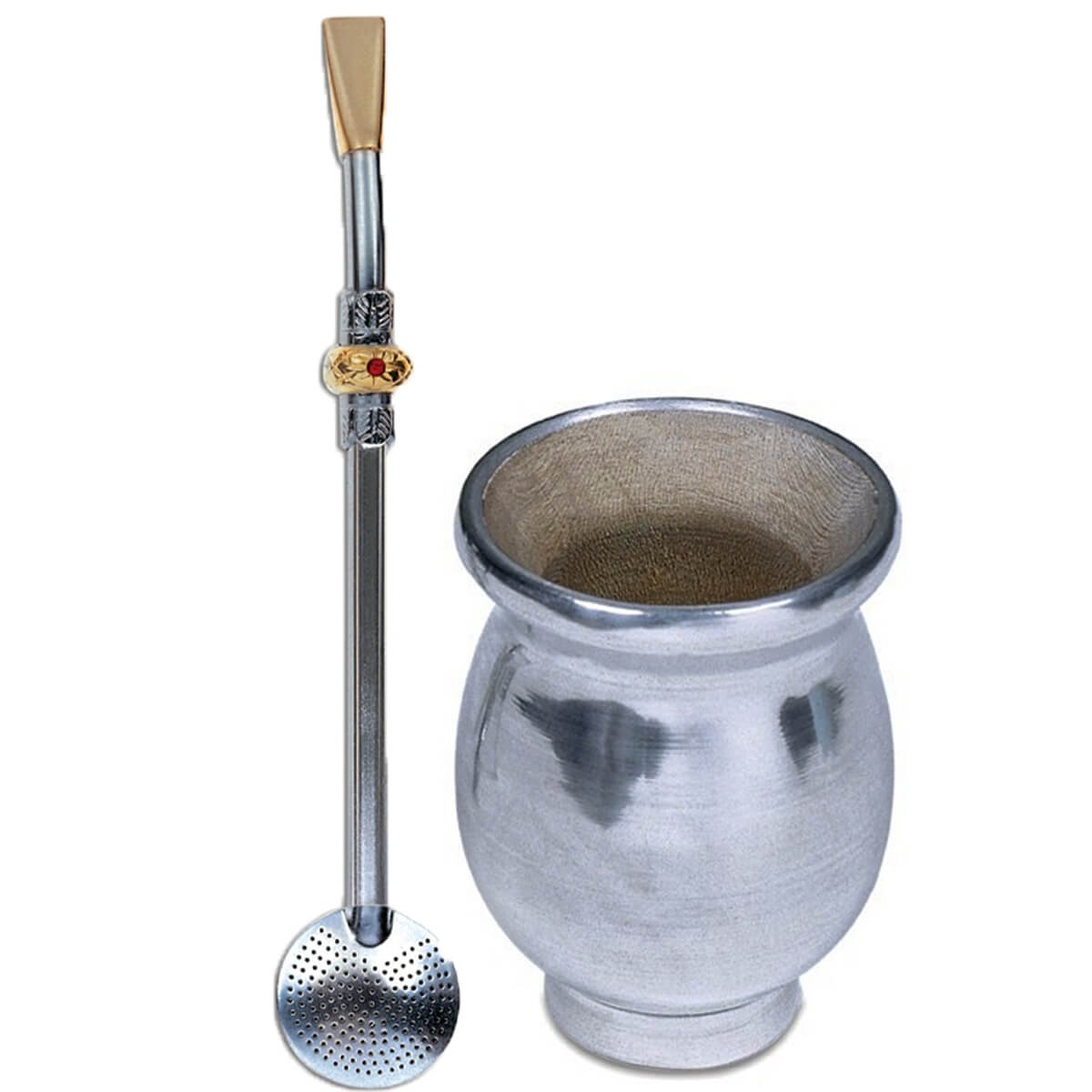 Conjunto Cuia e Bomba para Chimarrão Tererê Simonaggio Tradição Duas ...