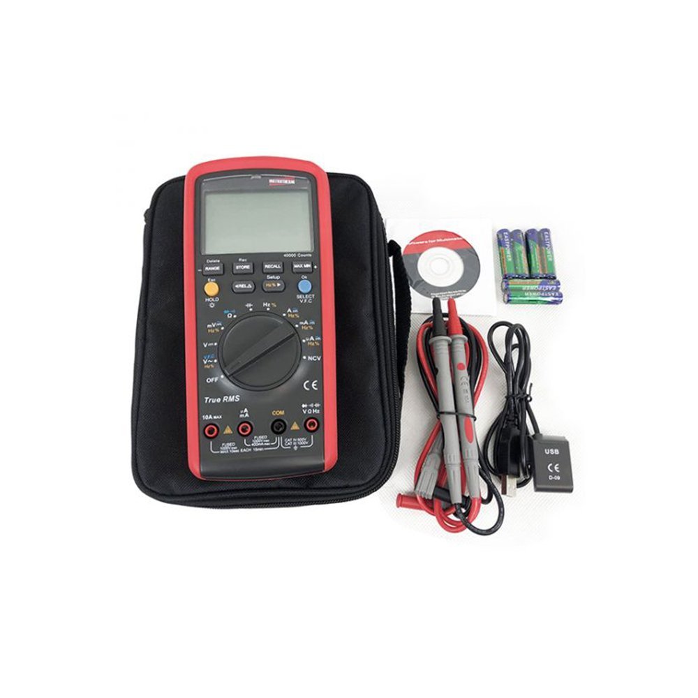 Multímetro Digital True Rms Data Hold 1000V Dc Usb Medição Elétrica Mts ...