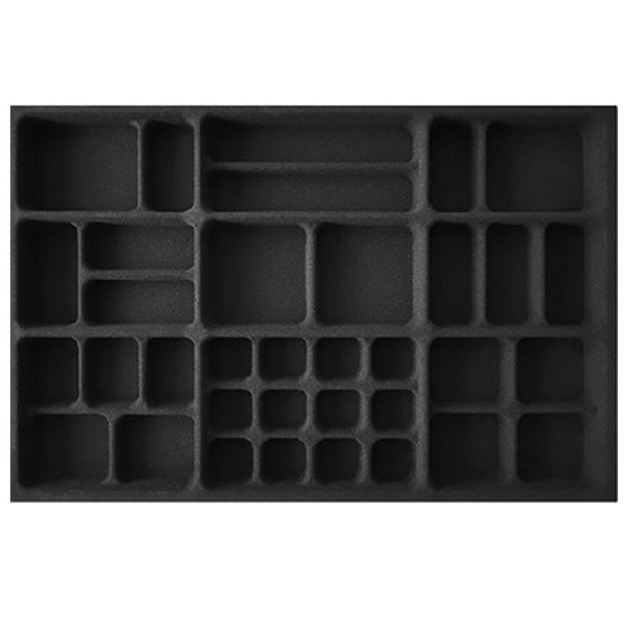 Porta Joias (l 667mm C 436mm a 45mm) Pj22 Preto Moldplast | MadeiraMadeira