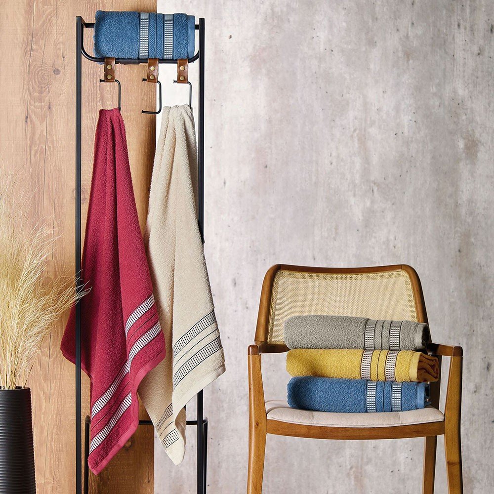 Toalha de Banho - Mike - Prata - 100% Algodão - Santista Cinza 9143 ...