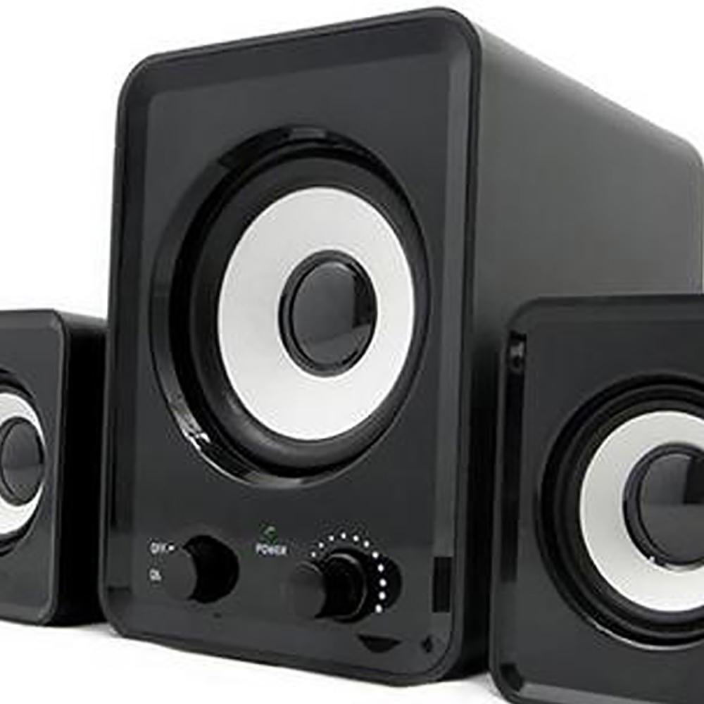 Caixa De Som Estéreo Para PC/Notebook | MadeiraMadeira