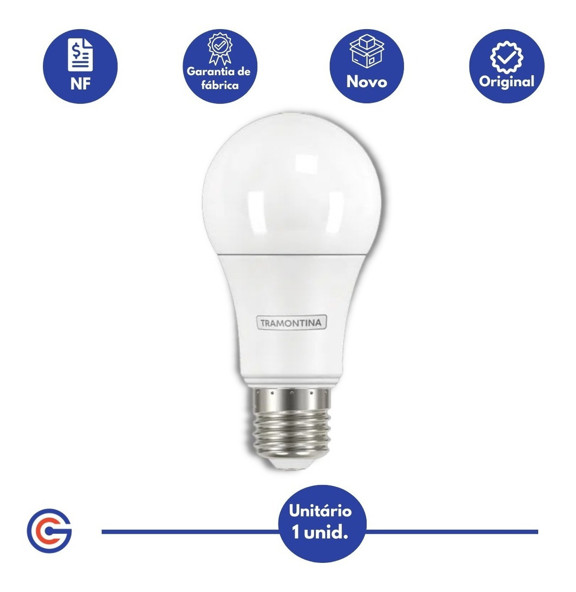Lâmpada Led 9w Bulbo E27 6500k Branco Frio Tramontina | MadeiraMadeira