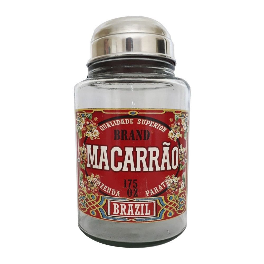Pote Vidro para Macarrão Brazil 2 L Panache | MadeiraMadeira