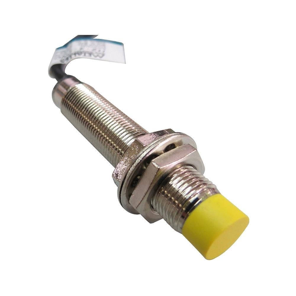 Sensor Indutivo M12 4mm Não Faceado Npn 10-36vcc - Metaltex | MadeiraMadeira