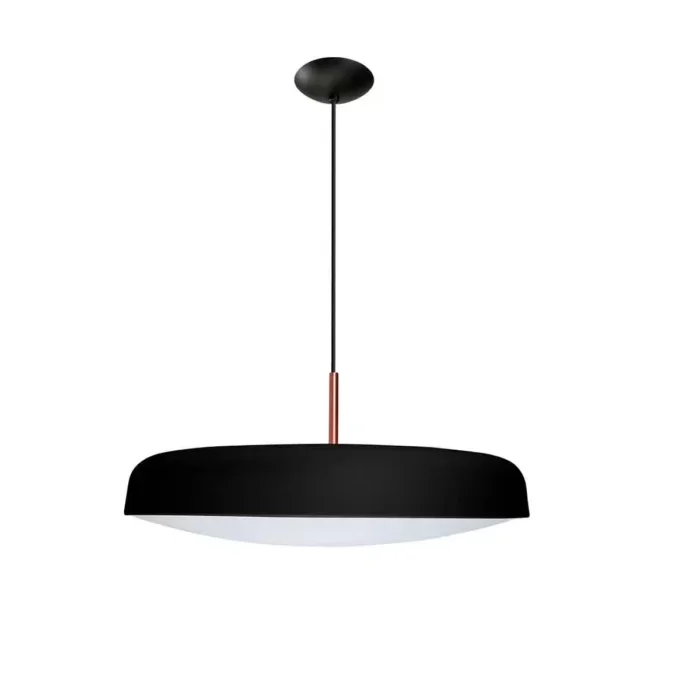 Pendente Preto Victoria 60cm New Line | MadeiraMadeira