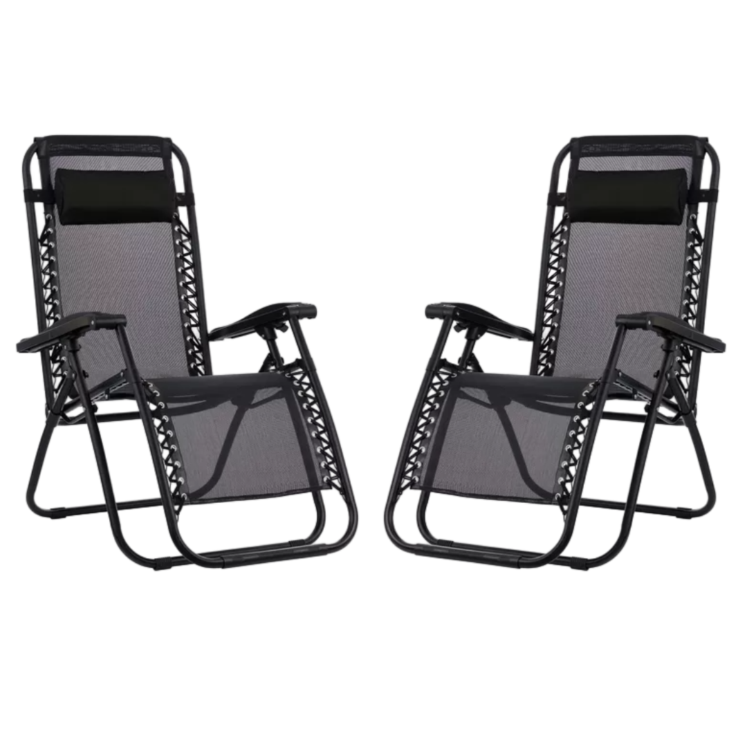 Espreguiçadeira Praia E Piscina Gravidade Zero 2 Unidades | MadeiraMadeira