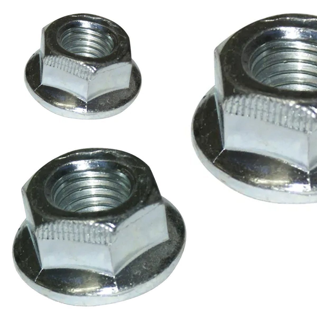 Porca Torque Sextavada M8 Flangeada Din 6927 Zinco - 20un | MadeiraMadeira