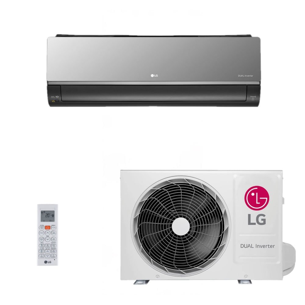 Ar-condicionado Split Hw Lg Dual Inverter Voice Artcool 24.000 Btus R ...