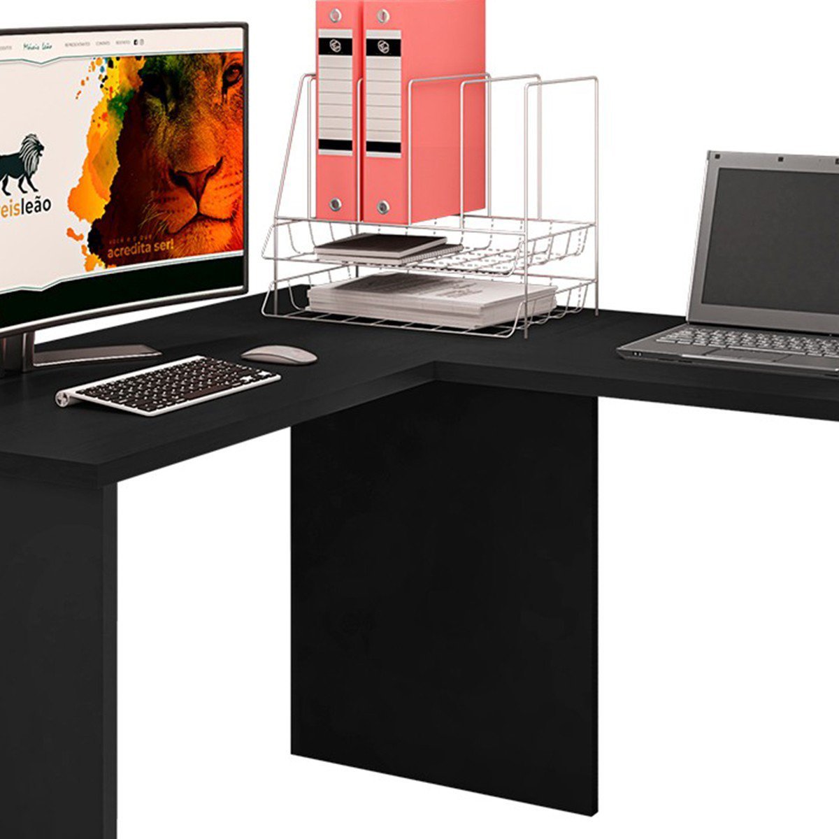 Mesa Escrivaninha Parati L01 com Extensor - Amarena Móveis MESA ... Mesa Escrivaninha Parati L01 com Extensor - Amarena Móveis MESA ...