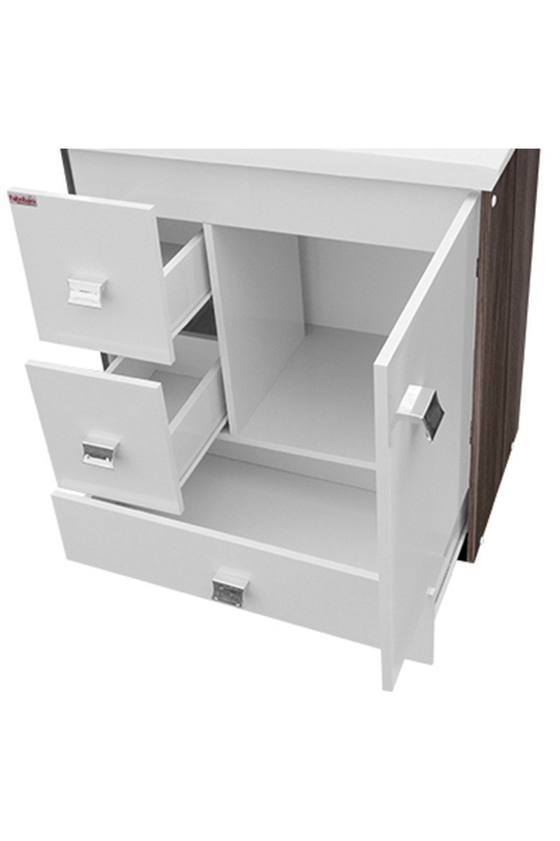 Conjunto para Banheiro Malbec Suspenso - Fabribam Gabinetes ...